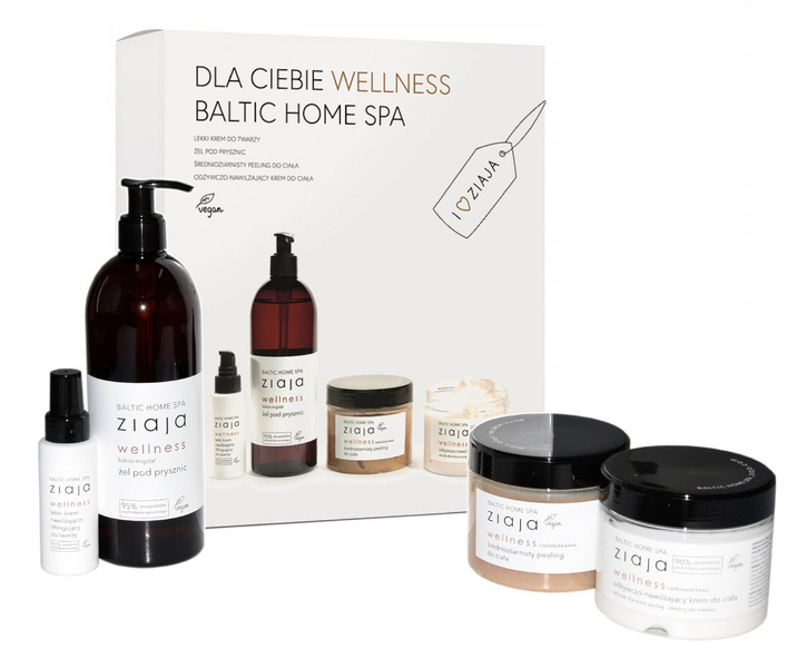 Ziaja Zestaw baltic home spa WELLNESS - Kosmetyki pielęgnacyjne Zestawy ...